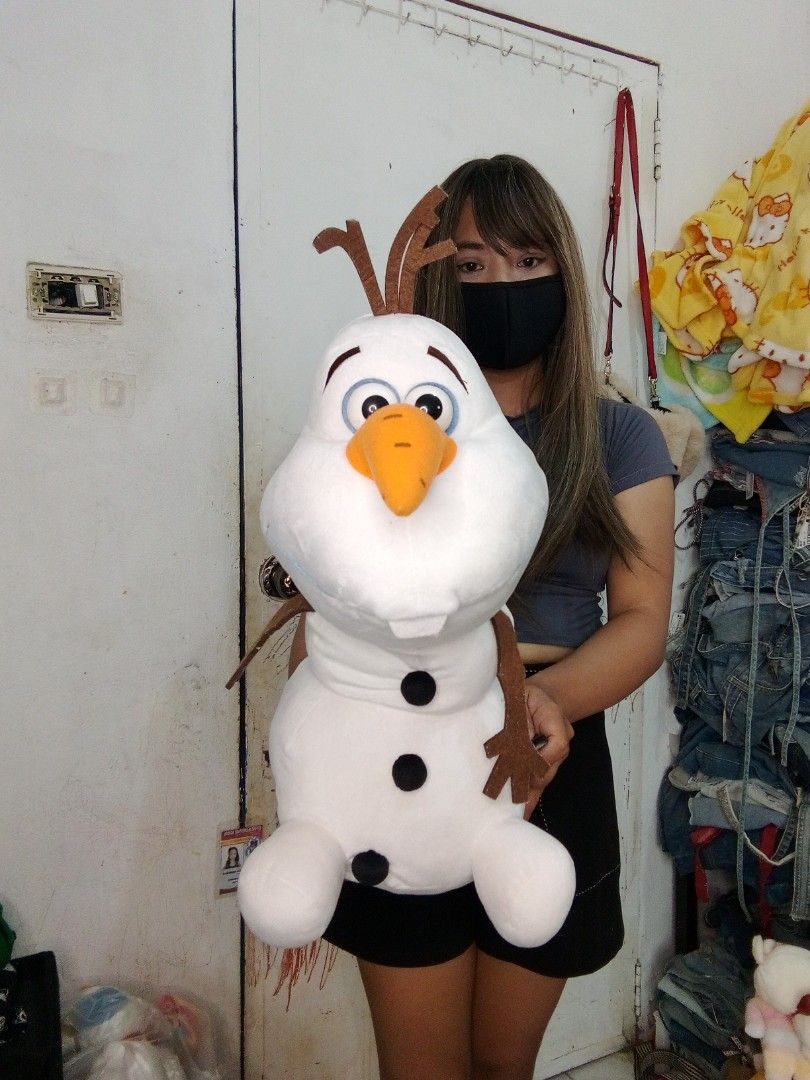 63cm big Olaf hard eyes stuffed toys Disney t arts on Carousell