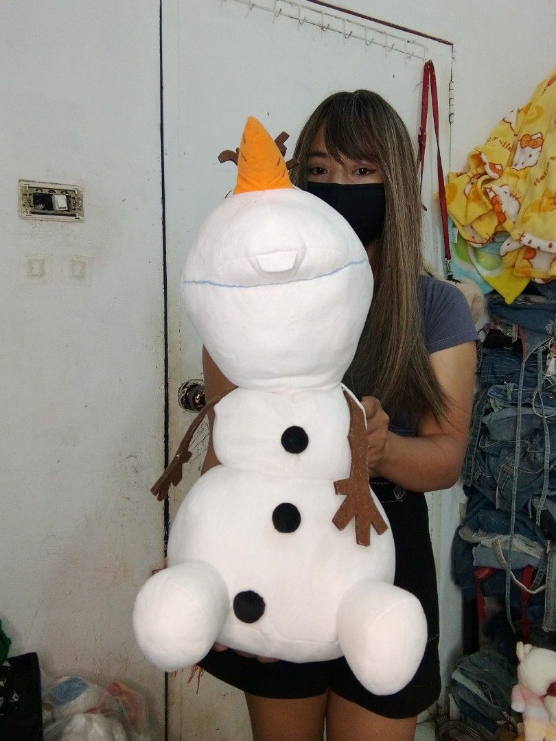 63cm big Olaf hard eyes stuffed toys Disney t arts on Carousell