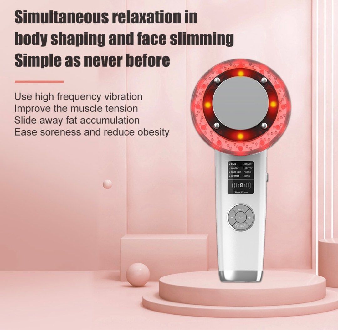 8 in 1 face and body rf slimming v shape machine on Carousell
