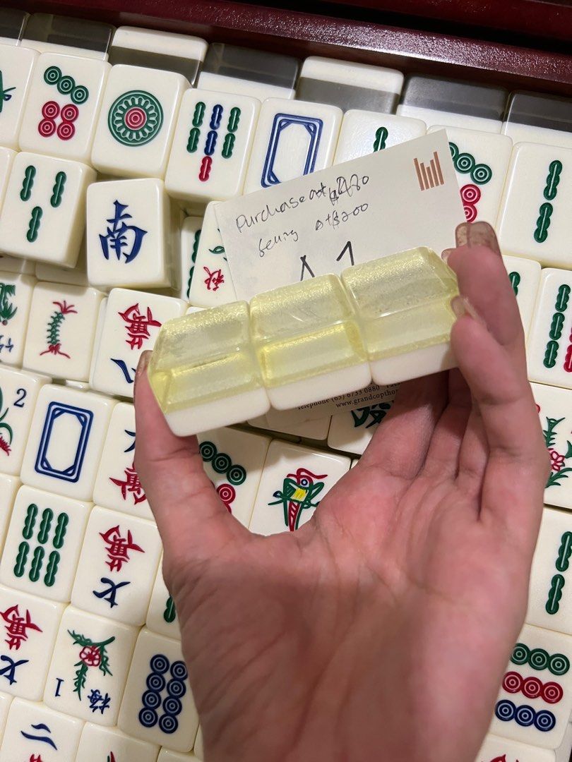 A1 Antique Mahjong Set, Hobbies & Toys, Toys & Games on Carousell
