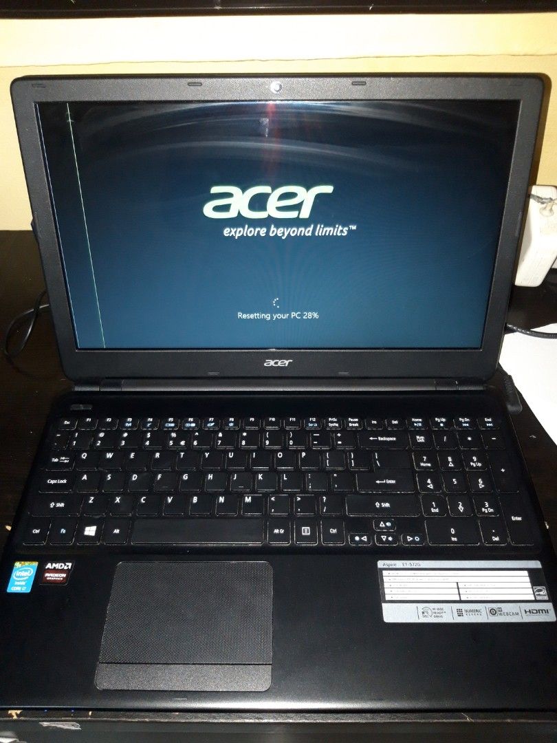 Acer laptop with Intel core I 7 display big line., Computers & Tech ...