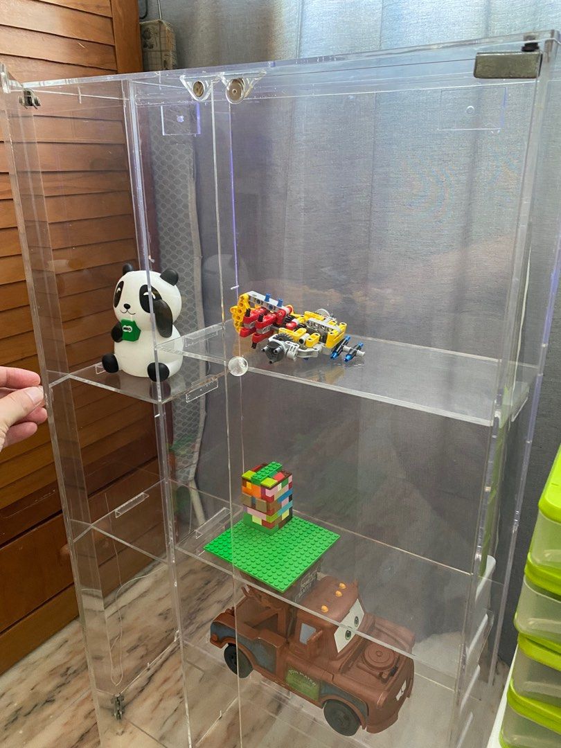 Acrylic display cabinet shelf for toy collection, Hobbies & Toys, Toys ...