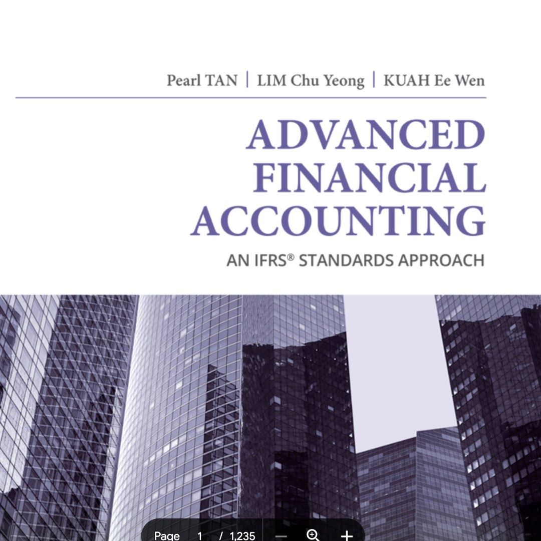 Advanced Financial Accounting 4th Edition NTU AC3102, Hobbies & Toys ...