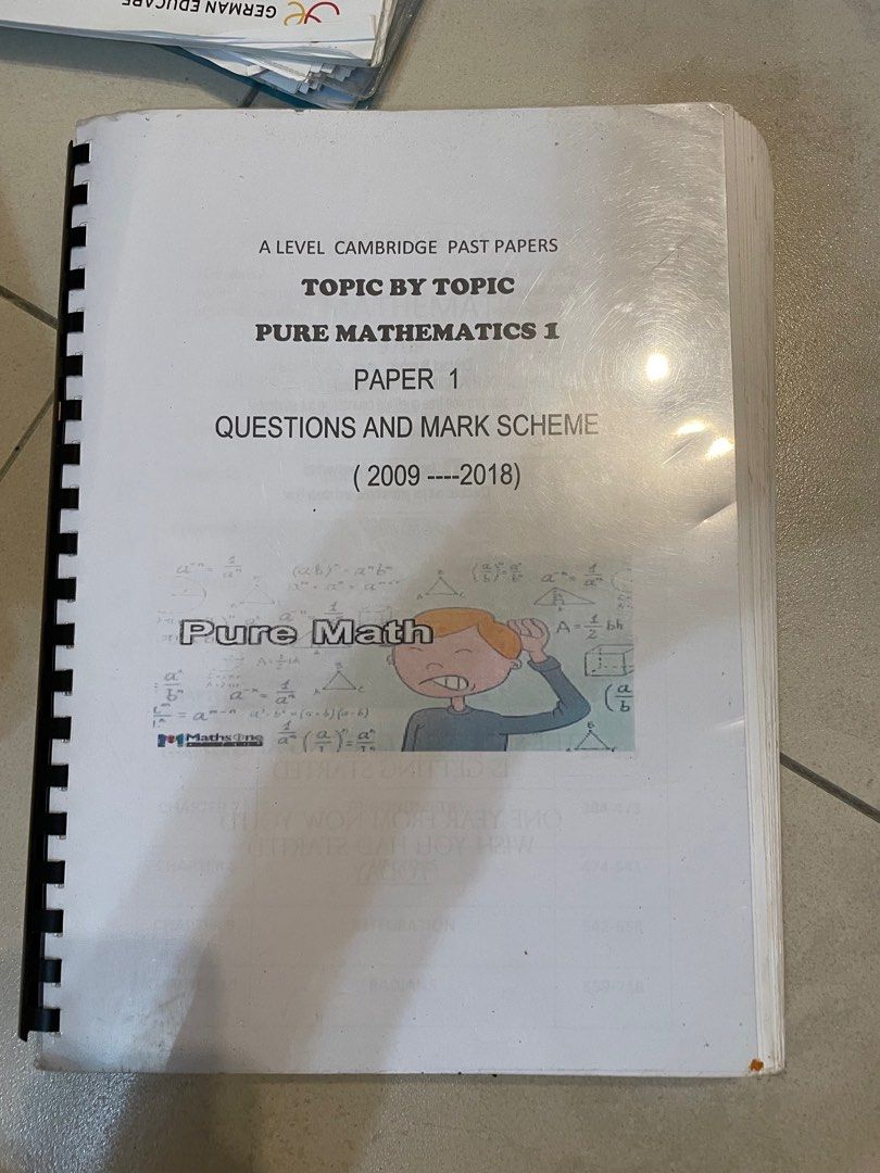 A-Levels Pure Mathematics Past Year papers, Hobbies & Toys, Books ...