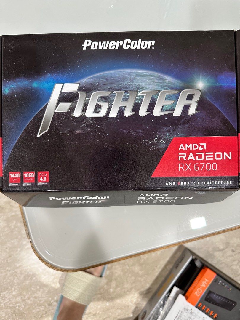 AMD RX6700 PowerColor Fighter, Computers & Tech, Parts & Accessories ...