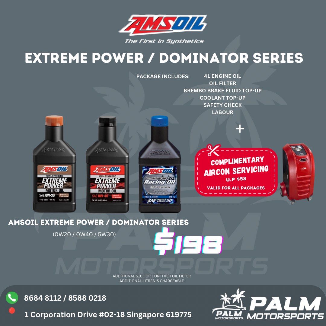 AMSoil Extreme Power / Dominator Series - Engine Oil Servicing Promo ...
