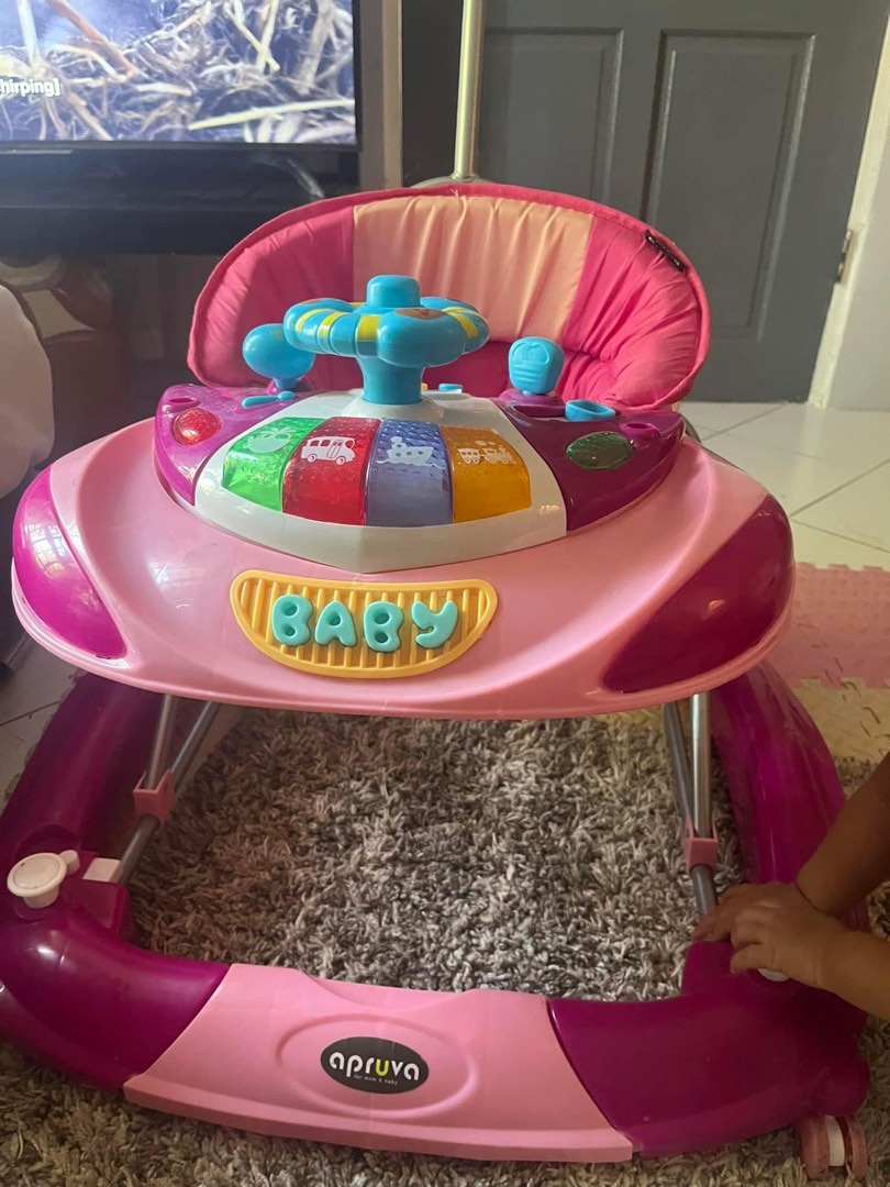 Apruva 2 in 1 walker and rocker with push bar, Babies & Kids, Infant ...