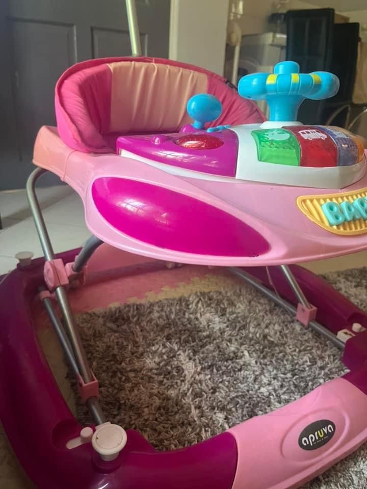 Apruva 2 in 1 walker and rocker with push bar, Babies & Kids, Infant ...