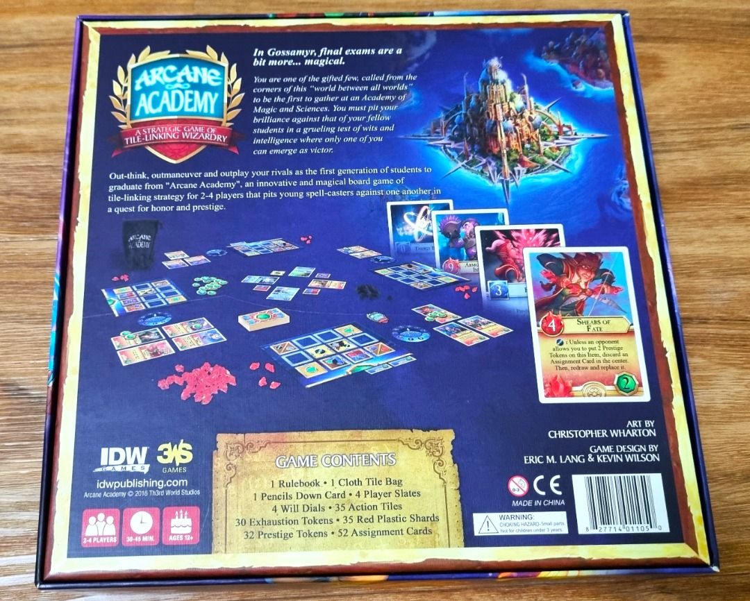 Arcane Academy the Board Game, Hobbies & Toys, Toys & Games on Carousell