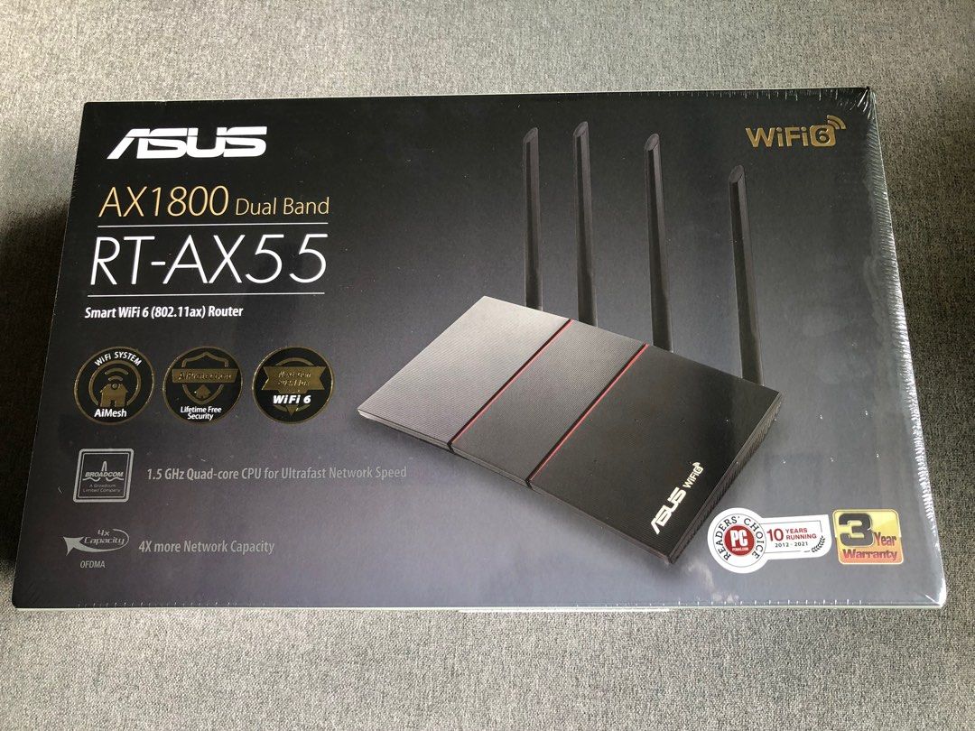 Asus RT-AX55 Router wifi 6, Computers & Tech, Parts & Accessories ...
