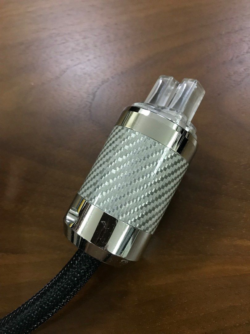 Audiophile 5N OFC power cable UK IEC plug 50cm, Audio, Other Audio ...