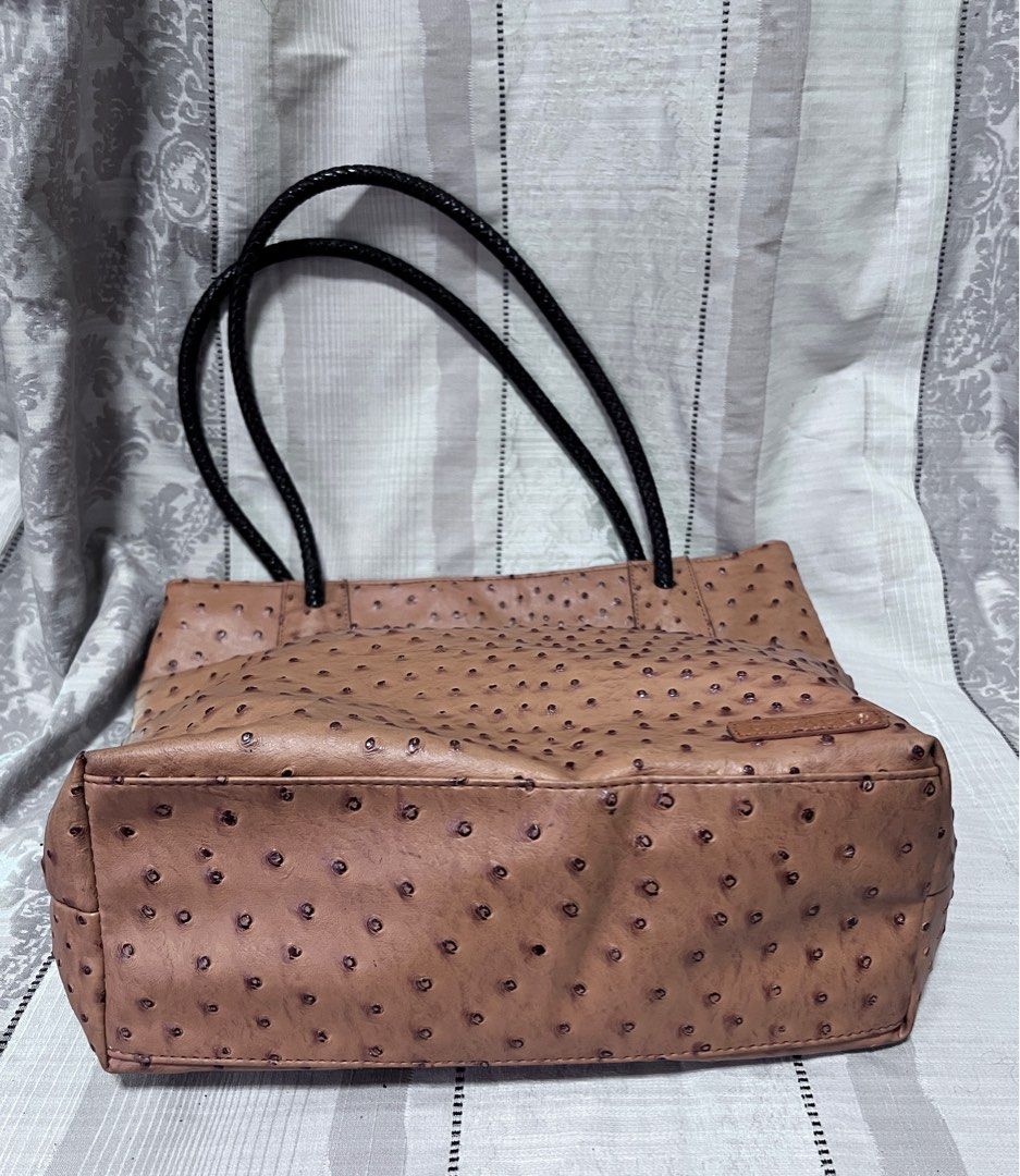 AUTHENTIC CAPACCI OSTRICH TOTE BAG, Women's Fashion, Bags & Wallets ...