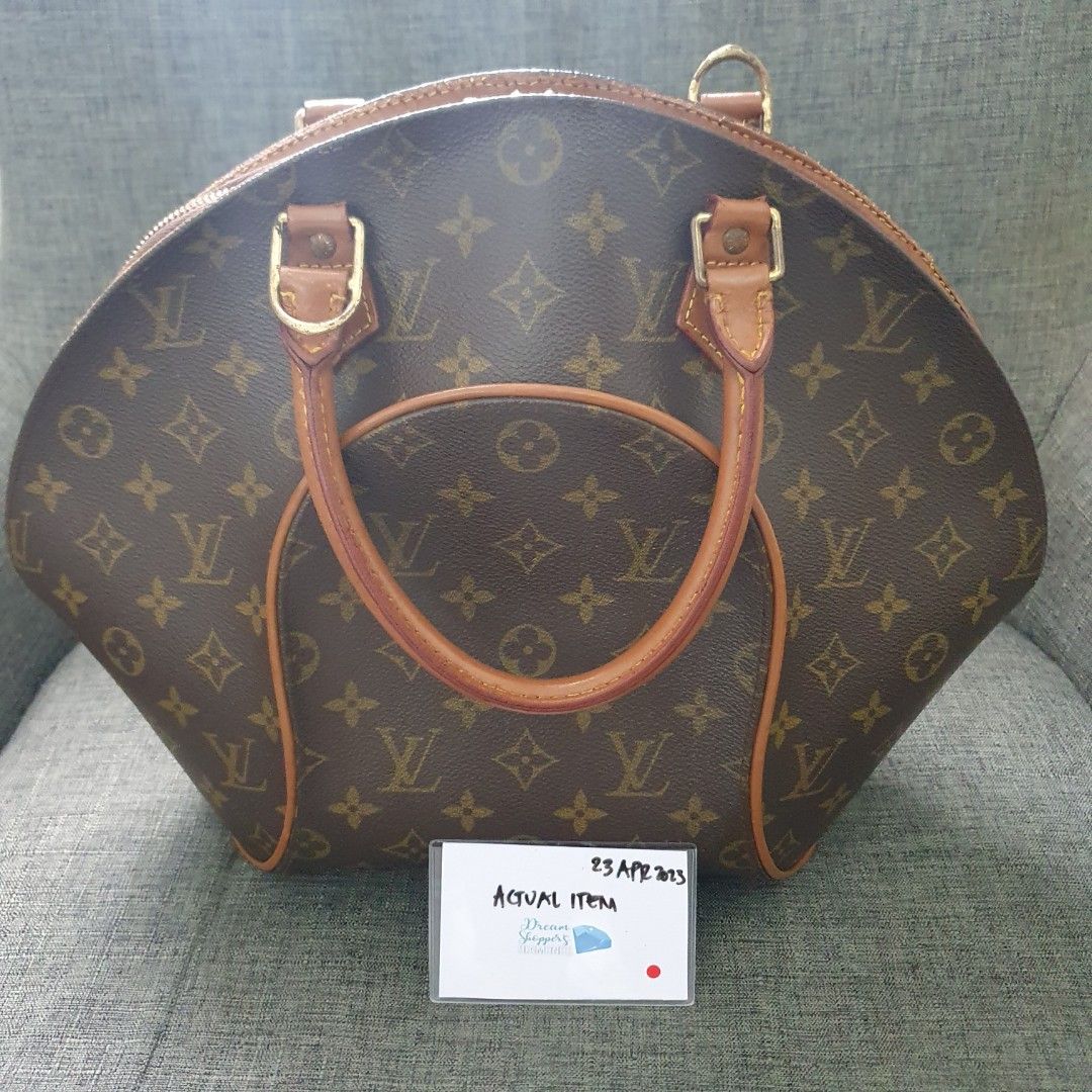 Authentic Louis Vuitton LV Ellipse Monogram Hand Bag, Women's Fashion ...