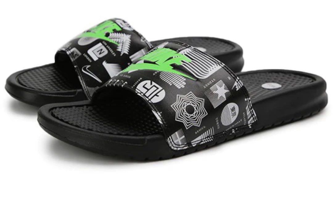 Authentic Nike Benassi Slides, Men's Fashion, Footwear, Flipflops and ...