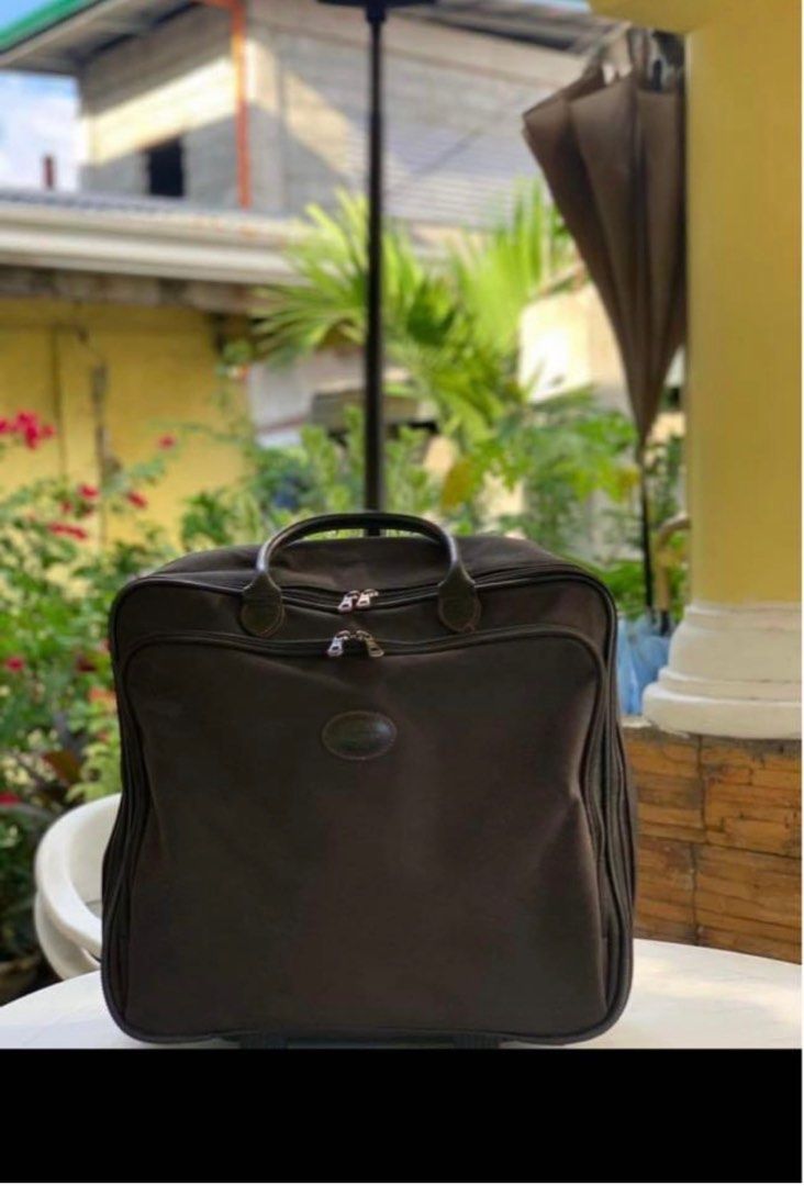 Authentic trolley LONGCHAMP, Hobbies & Toys, Travel, Travel Essentials ...