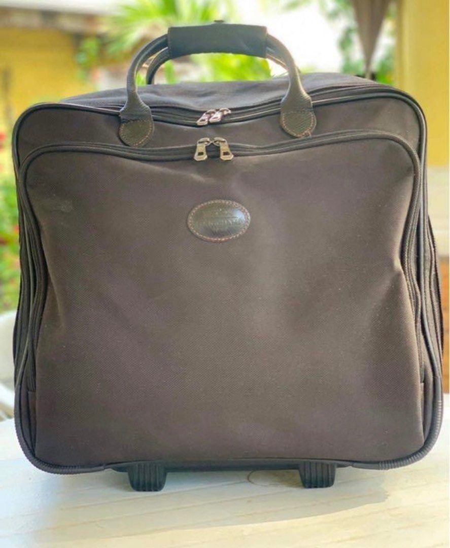 Authentic trolley LONGCHAMP, Hobbies & Toys, Travel, Travel Essentials ...
