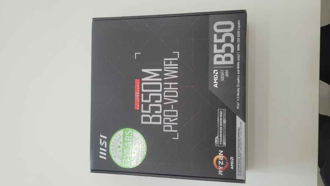 MSI B550M PRO-VDH WIFI, Computers & Tech, Parts & Accessories, Computer Parts on Carousell