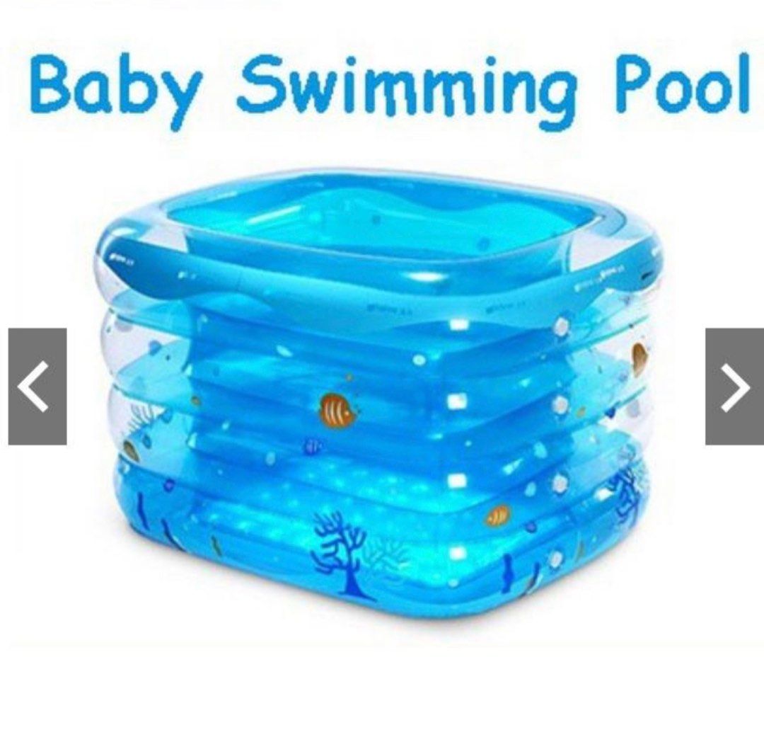 Baby inflatable swimming pool, Babies & Kids, Infant Playtime on Carousell