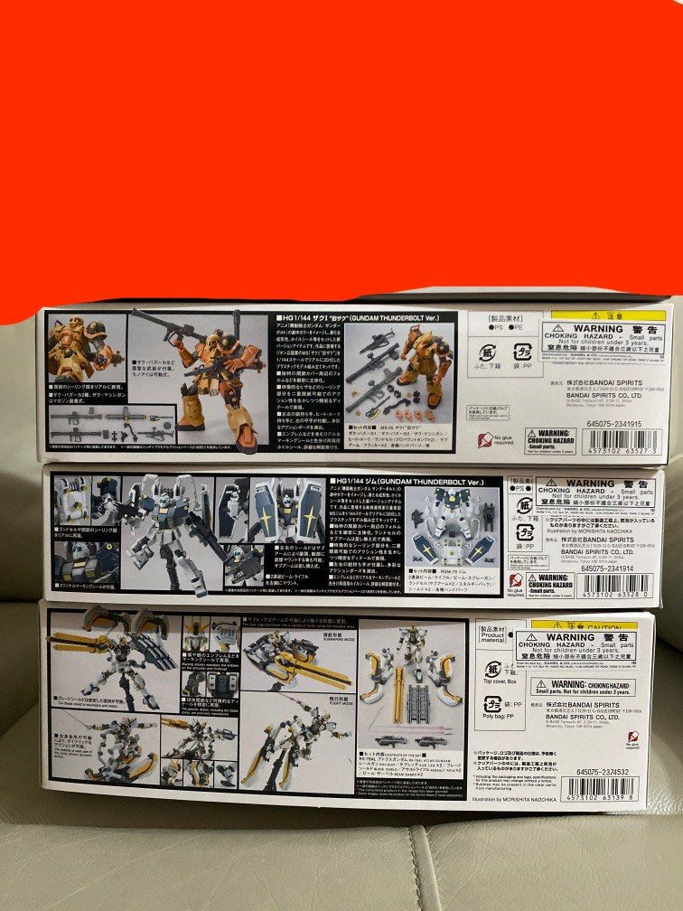 Bandai HG 1/144 Thunderbolt Ver. MS-05 ZAKU I RGM-79 GM RX-78AL ATLAS GUNDAM, 興趣及遊戲, 玩具 & 遊戲類 ...