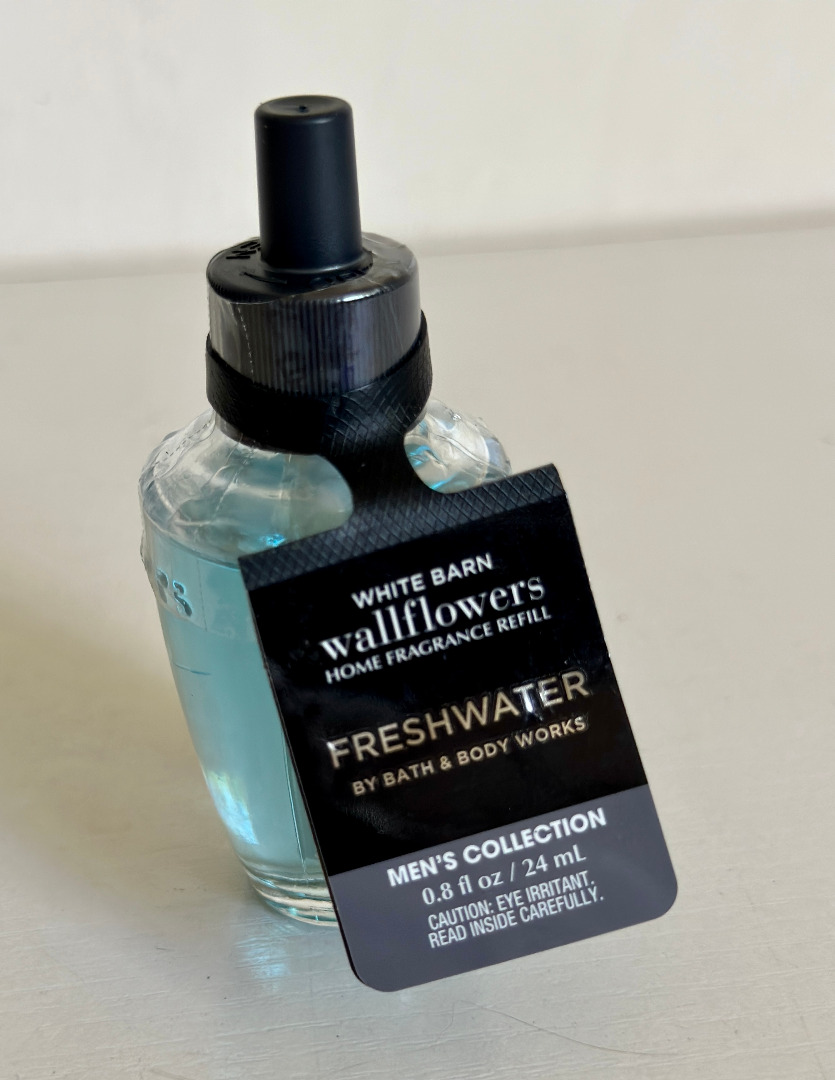 BATH & BODY WORKS WALLFLOWERS HOME FRAGRANCE REFILL - FRESHWATER - MEN ...