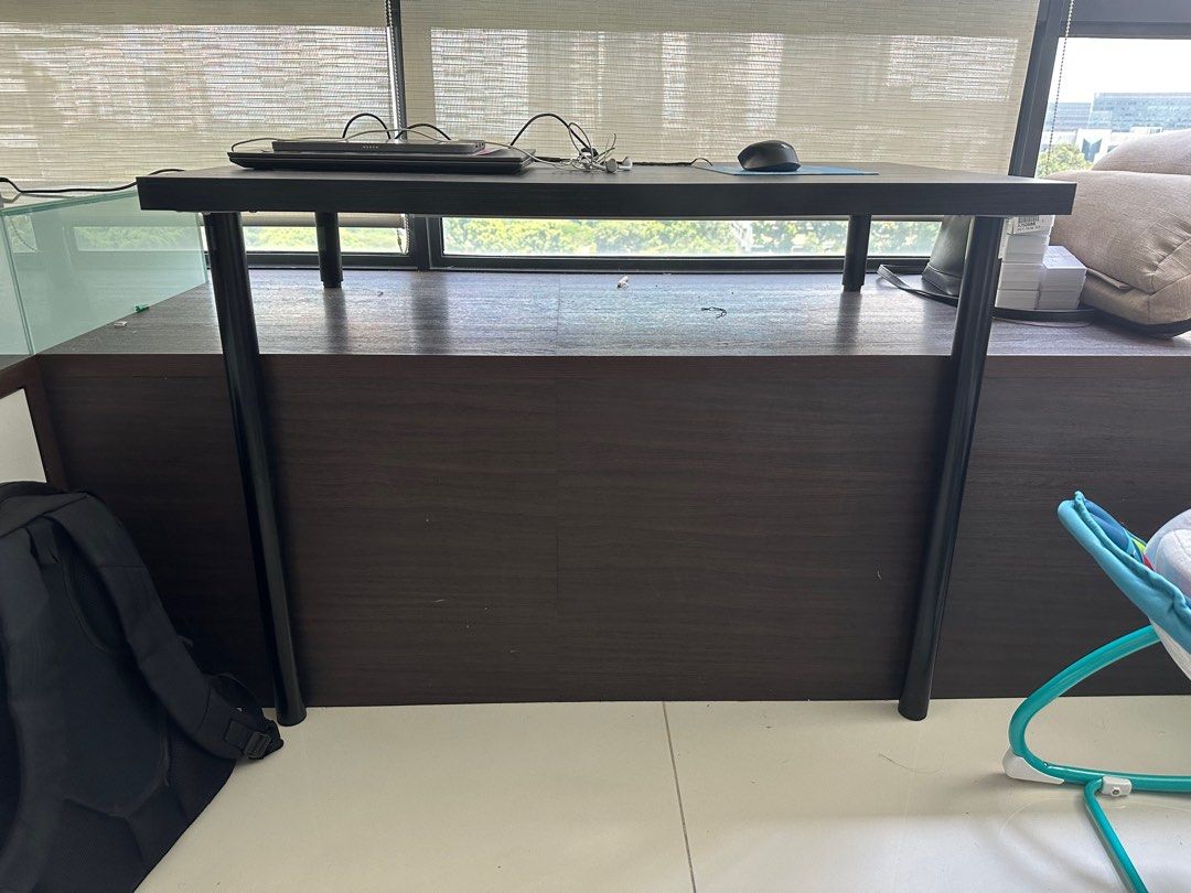 Bay window study table , Furniture & Home Living, Furniture, Tables ...