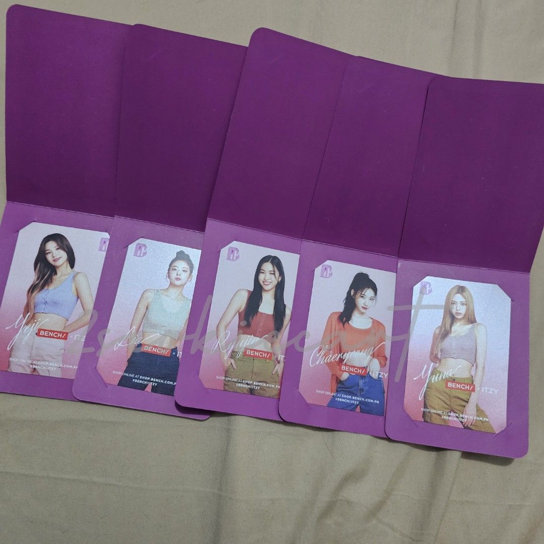 Bench x ITZY official photocards, Hobbies & Toys, Memorabilia ...