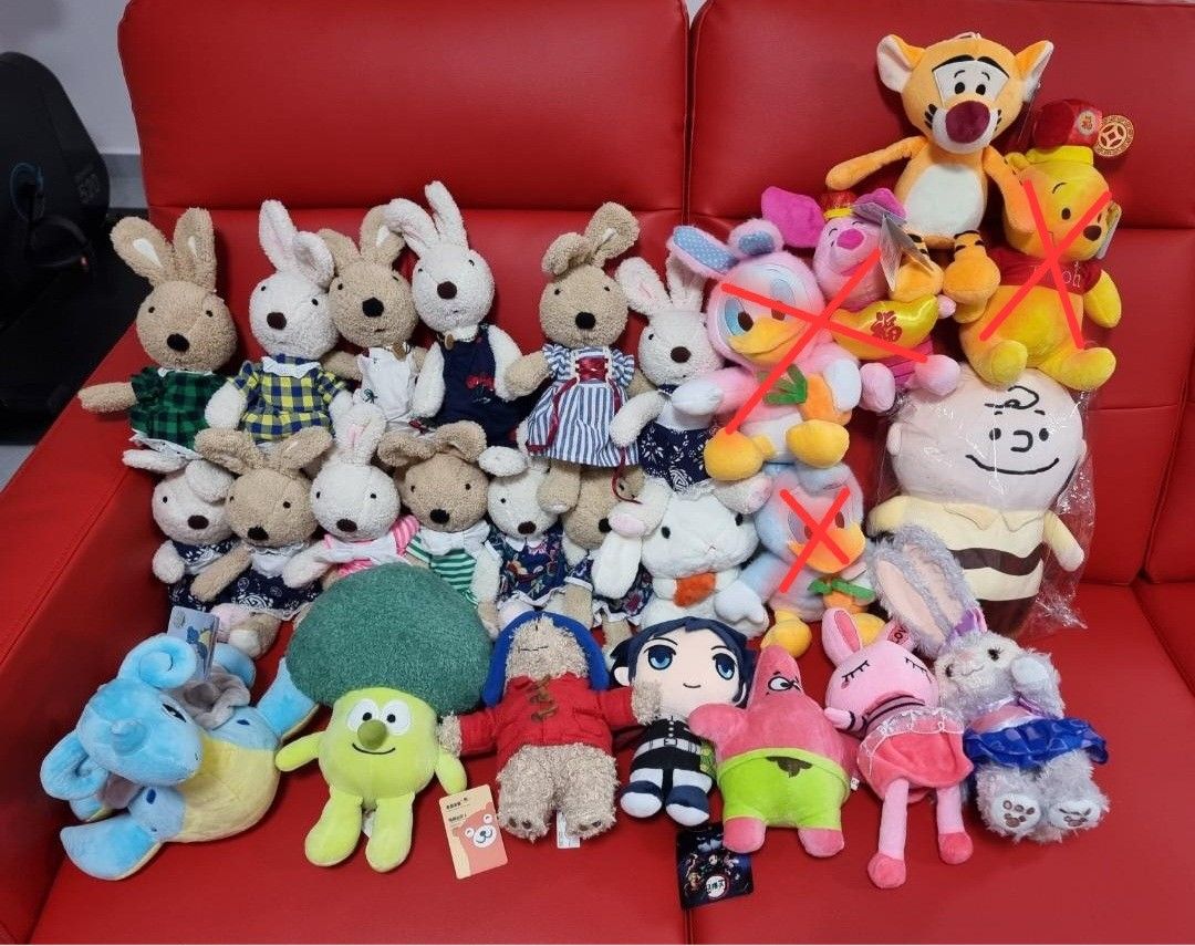 Big & Small Plushies - Assorted, Hobbies & Toys, Toys & Games on Carousell