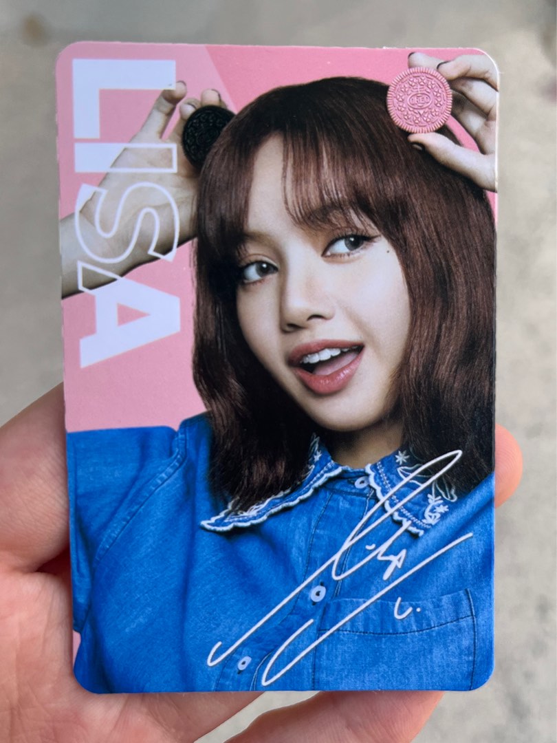 Blackpink Photocard lisa oreo 03, Hobbies & Toys, Memorabilia ...