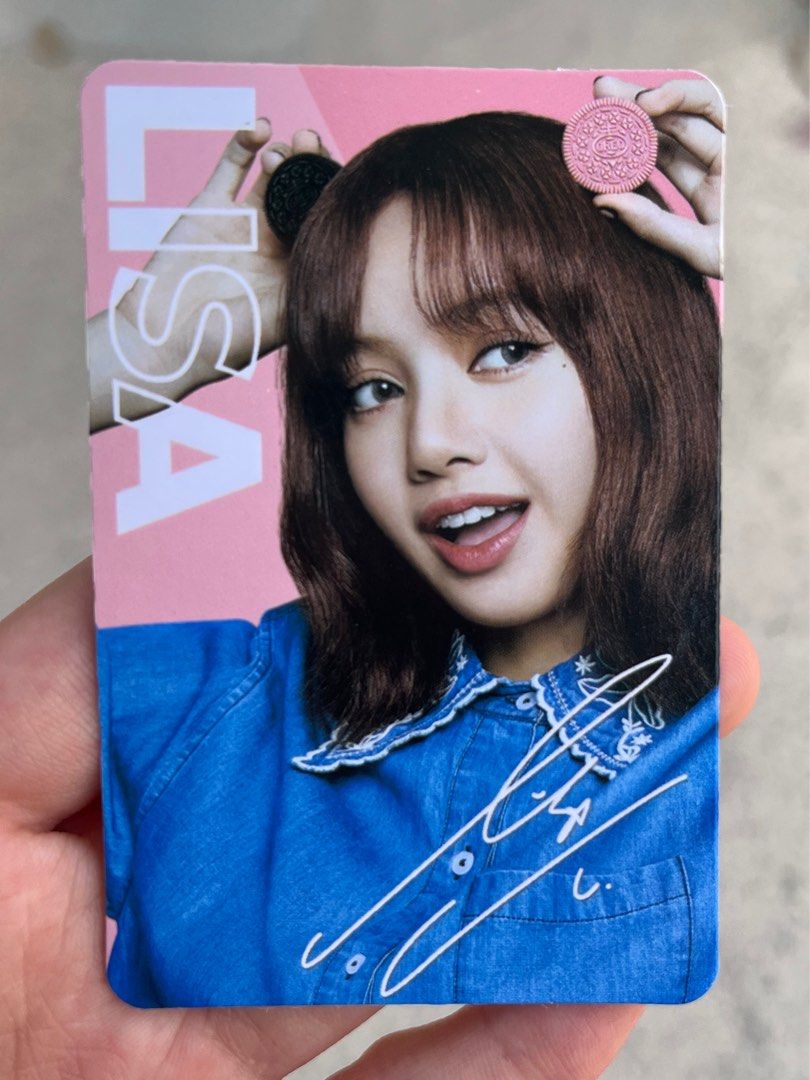 Blackpink Photocard lisa oreo 03, Hobbies & Toys, Memorabilia ...