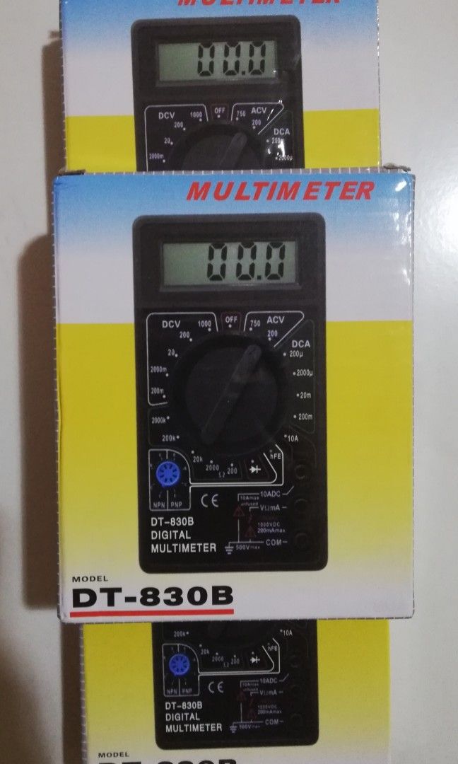 BN Digital Multimeter DT-830B Suitable for Motorized Battery Power Nerf ...