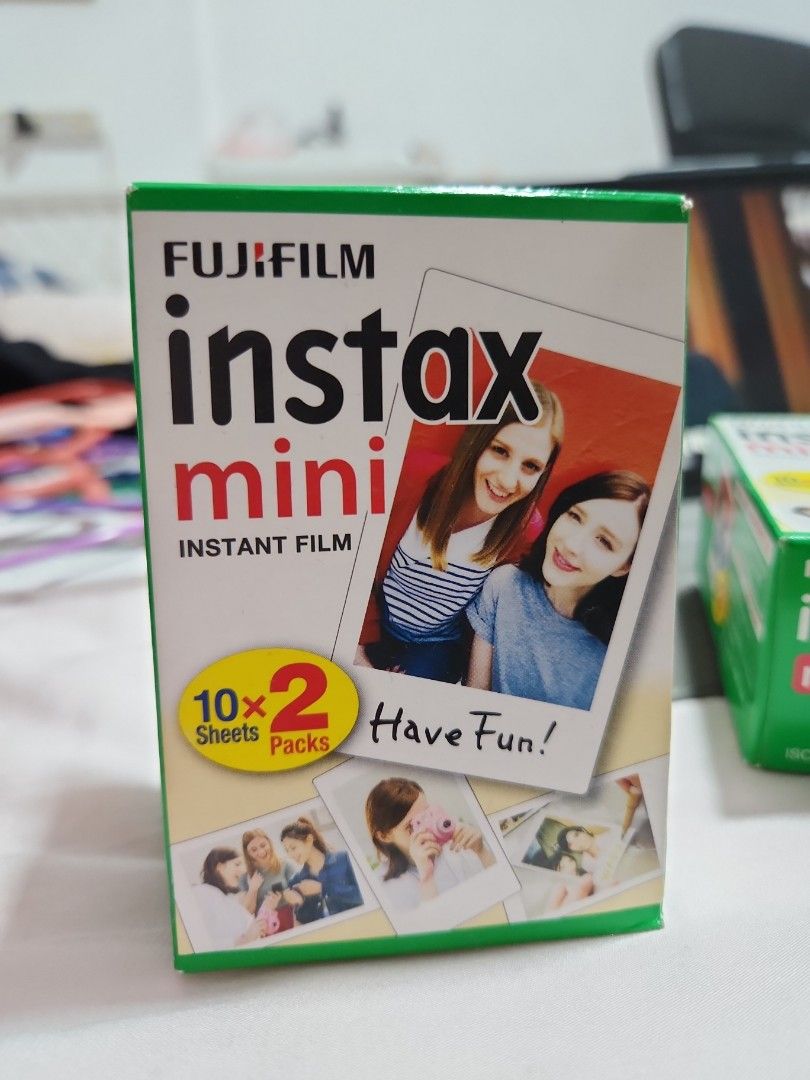 BNIB Instax Mini Instant Film x3, Photography, Cameras on Carousell