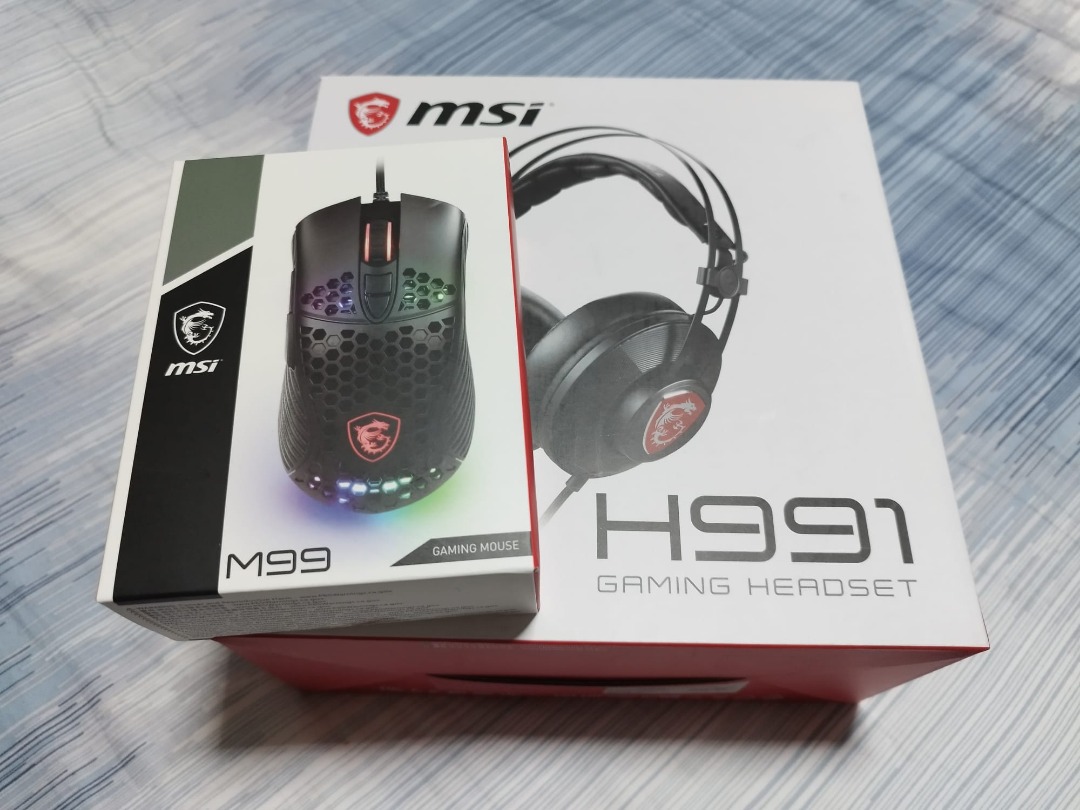 BNIB MSI Gaming Mouse M99 and Gaming Headset H991, Computers & Tech ...