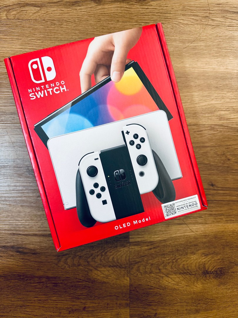 Brand New Nintendo Switch OLED White, Video Gaming, Video Game Consoles ...