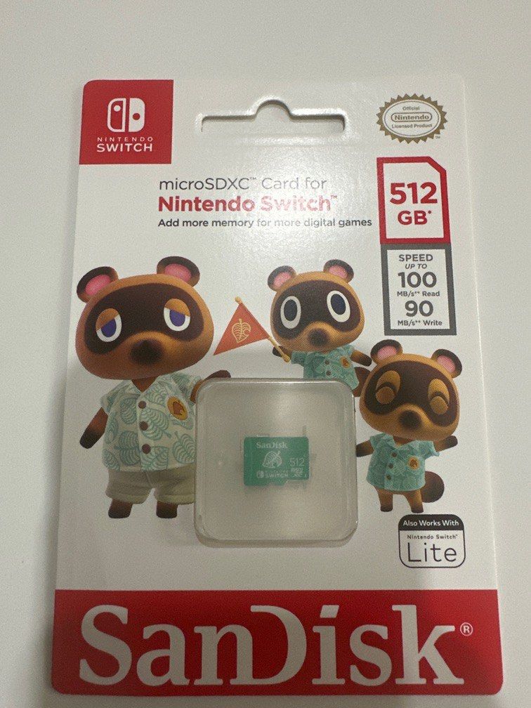 (Brand New) Nintendo Switch SD Card (512 GB), Video Gaming, Video Games ...