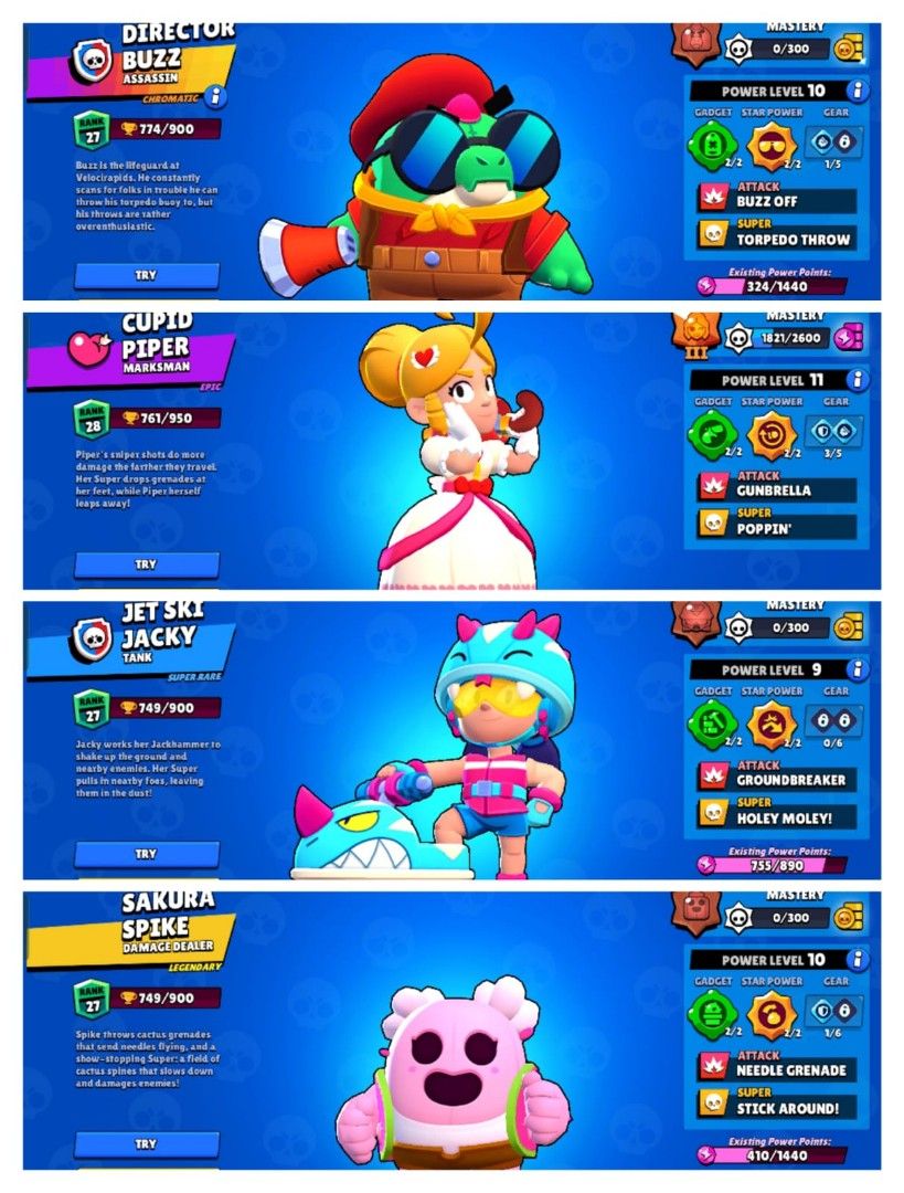 Brawl stars stacked up ID with 34k wins, Video Gaming, Video Games ...