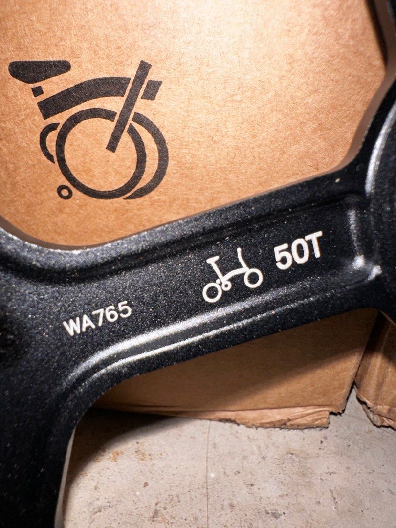 Brompton T-line 50t chainring (no cranks), Sports Equipment, Bicycles ...