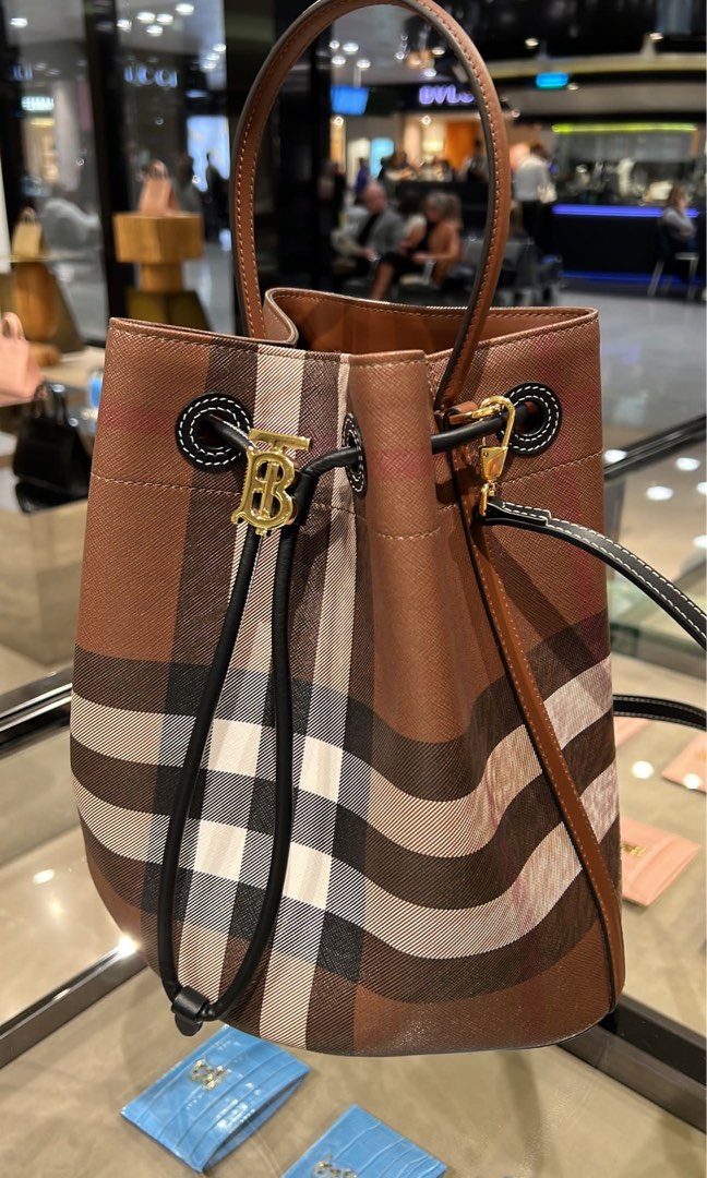 Burberry bucket bag, Luxury, Bags & Wallets on Carousell