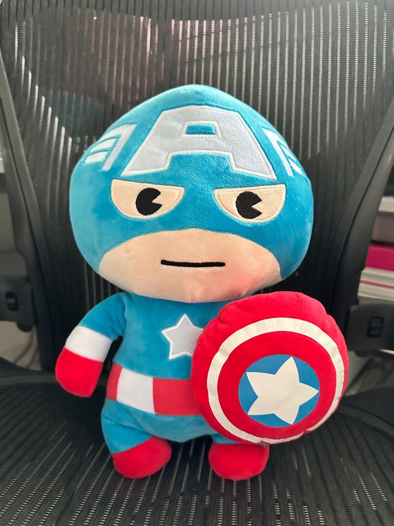 Captain America Plushie, Hobbies & Toys, Toys & Games on Carousell