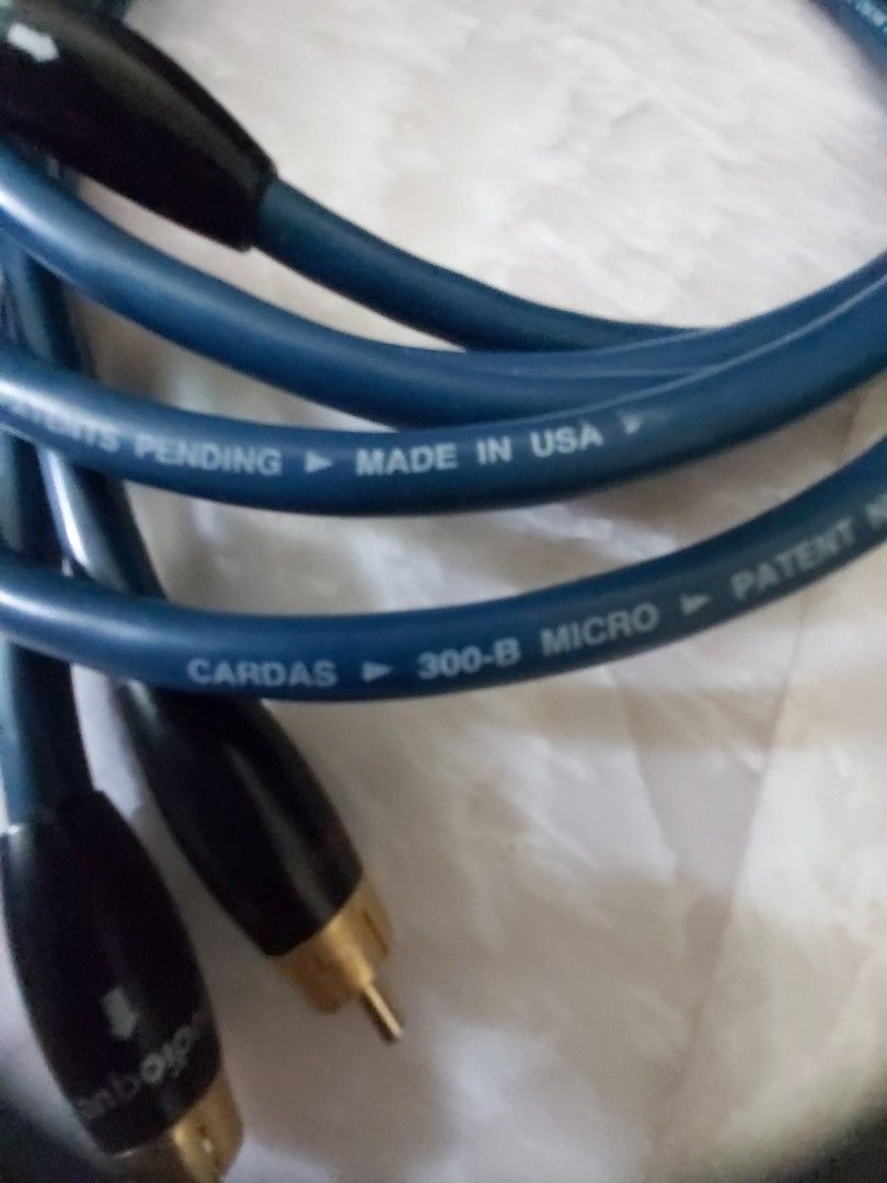 Cardas 300-B Micro Interconnect, 3M, Audio, Other Audio Equipment on Carousell