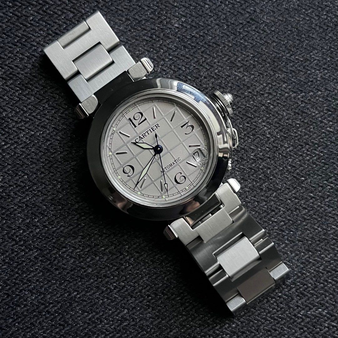 Cartier Pasha Grid Dial 35mm, Luxury, Watches on Carousell