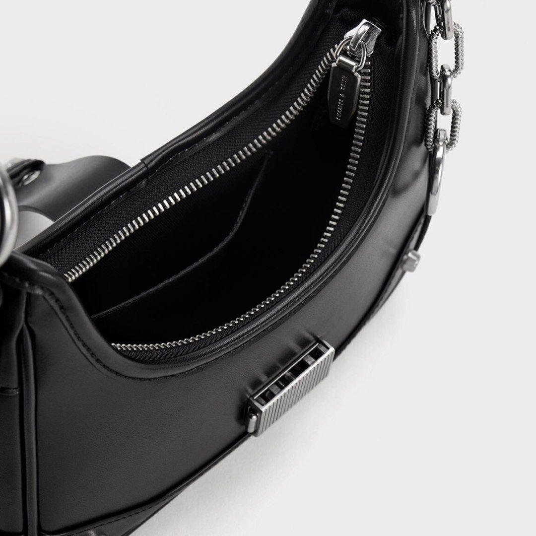 Charles And Keith Winslet Belted Hobo Bag Womens Fashion Bags And Wallets Shoulder Bags On