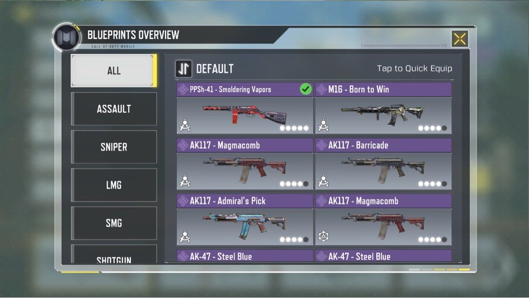 Codm acc OG bp skins Legendary Butterfly Knife ghost hazmat og reaper ...