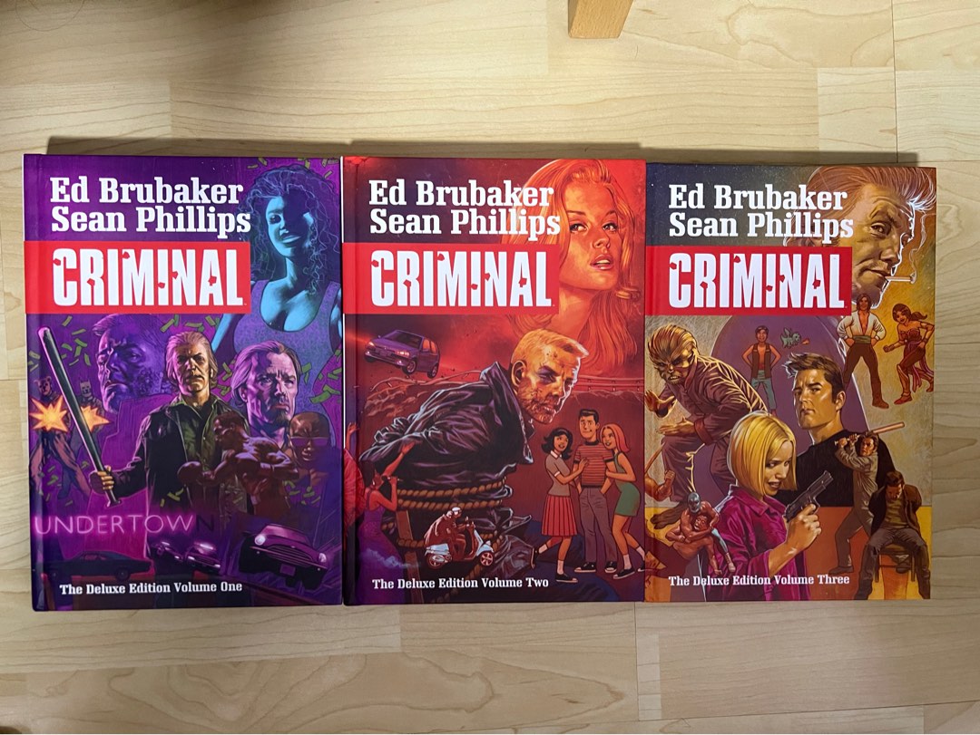 Criminal Deluxe Edition Vol 1-3, Hobbies & Toys, Books & Magazines ...