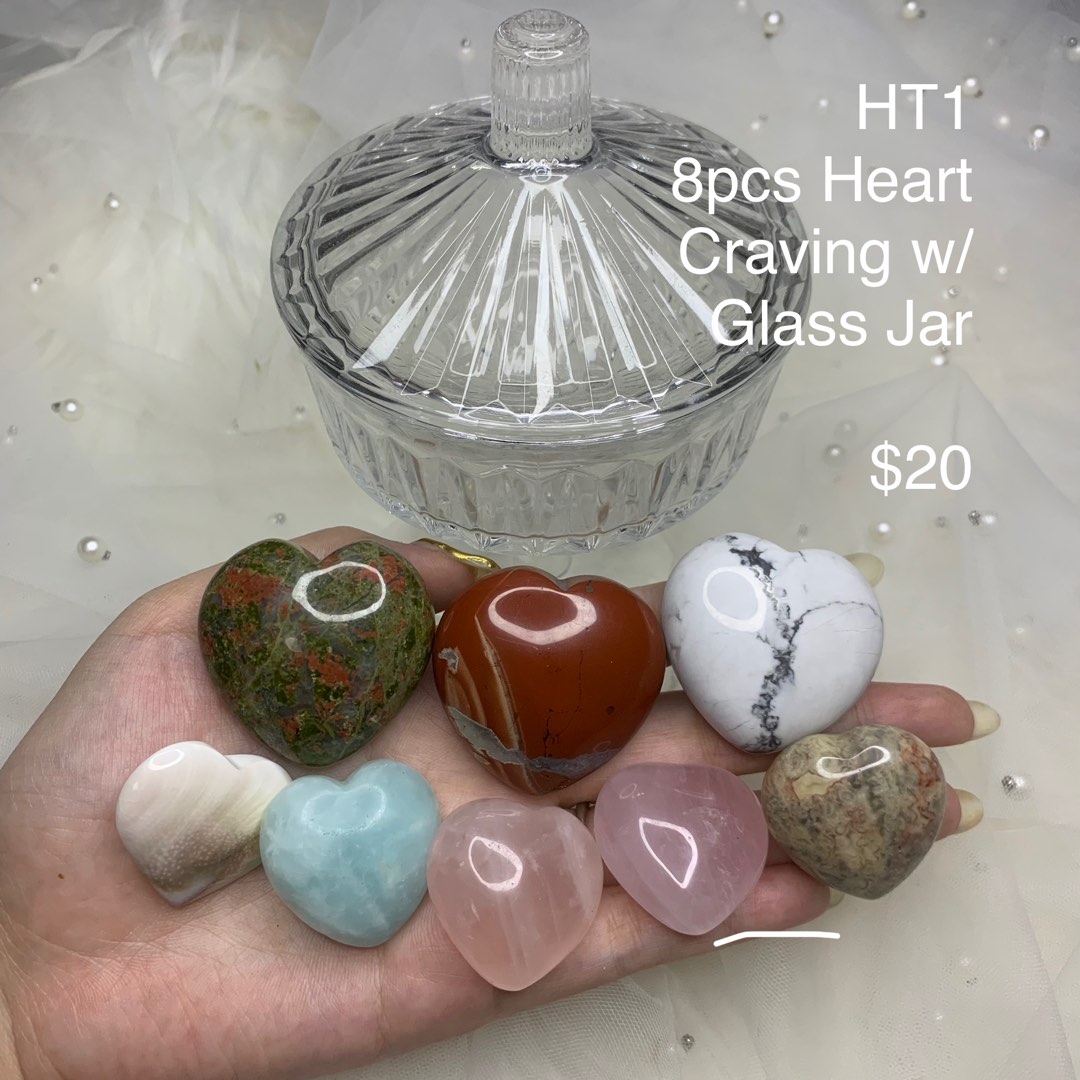 Crystal Heart Craving Mix, Women's Fashion, Jewelry & Organisers ...