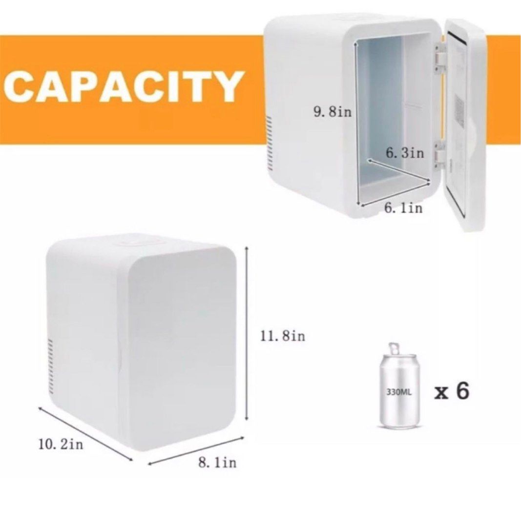Customise name Mini Fridge 8L Small Refrigerator Cosmetic make-up ...