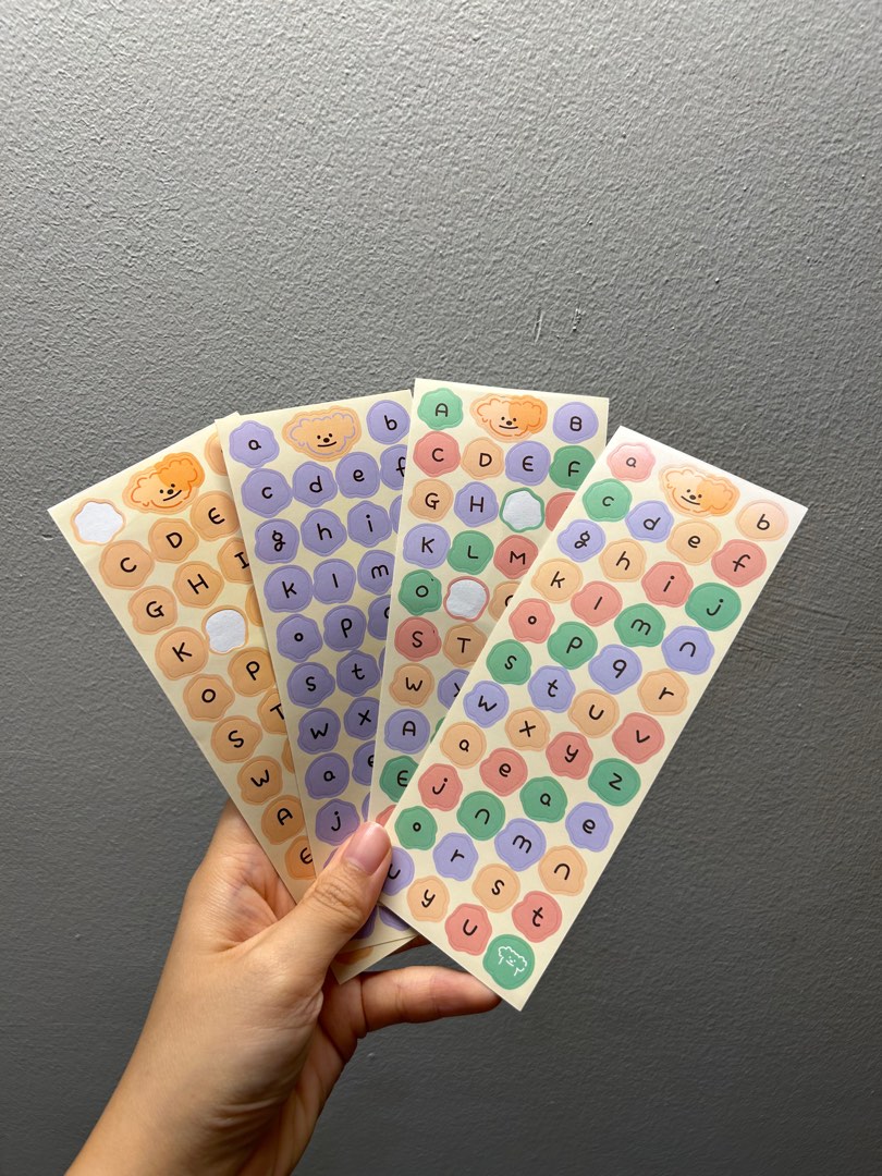 Cute alphabet stickers, Hobbies & Toys, Stationery & Craft, Craft ...