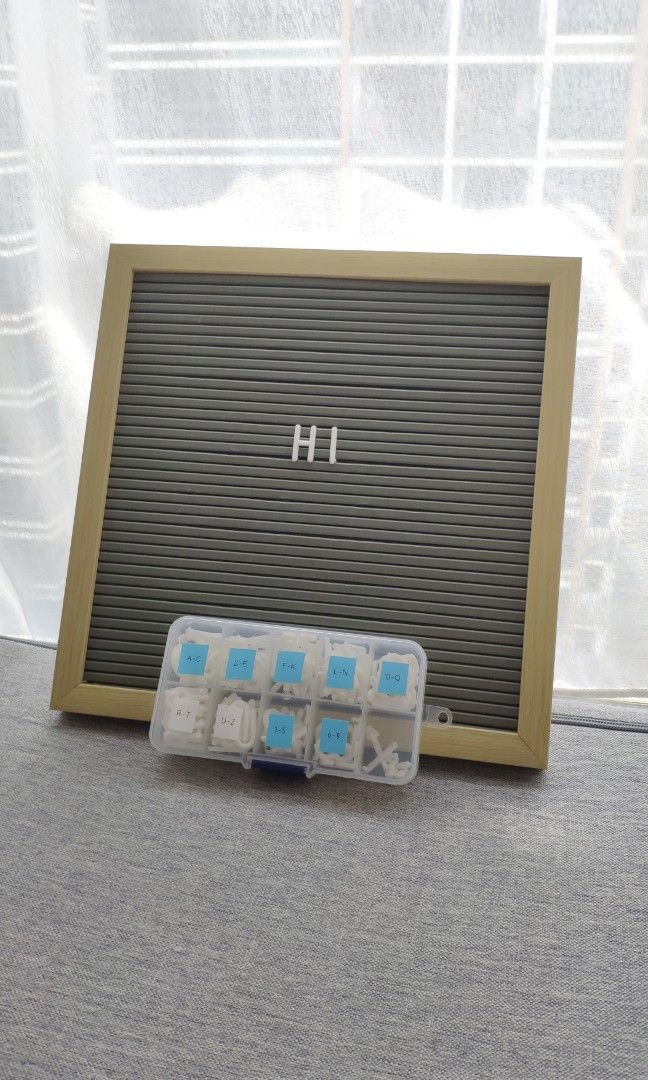 Daiso Letter Board, Furniture & Home Living, Home Decor, Wall Decor on ...