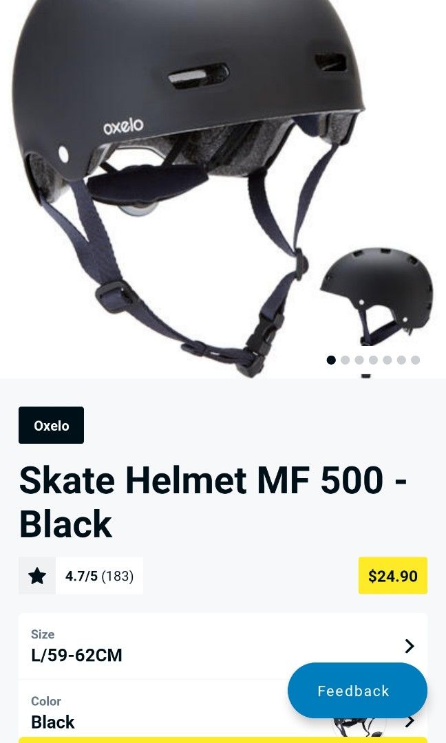 Decathlon Oxelo Skate Board, Helmet and Guard, Sports Equipment, Sports ...