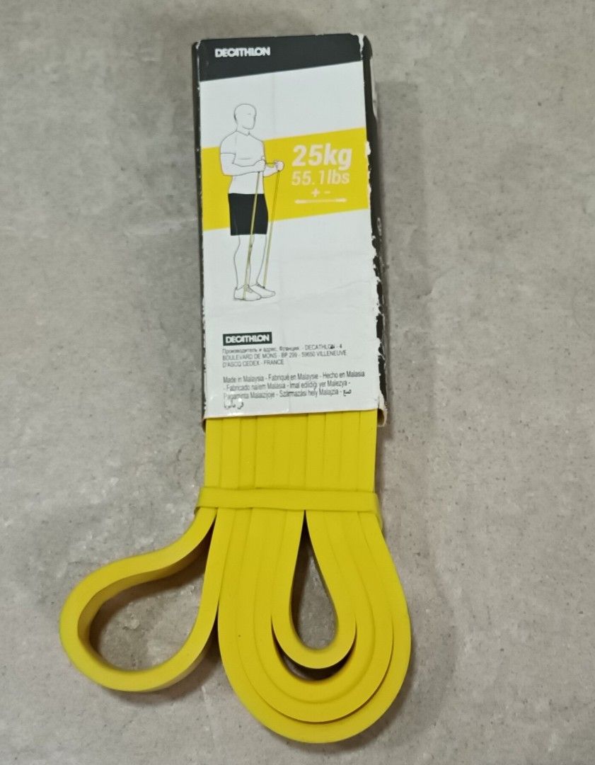 Decathlon Resistance band, Sports Equipment, Exercise & Fitness, Toning ...
