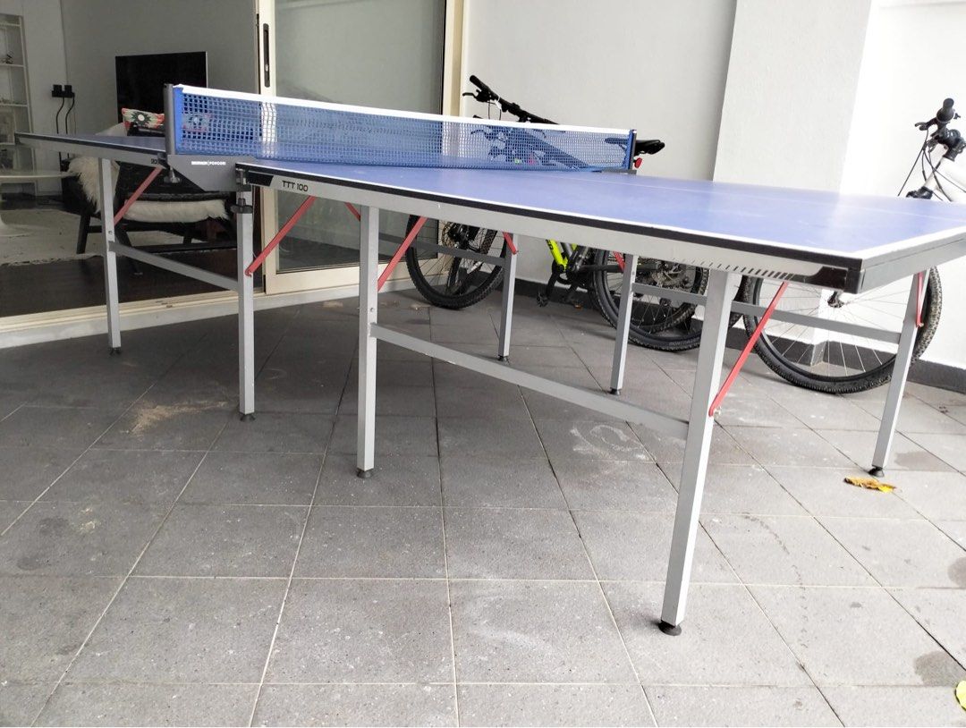 Decathlon table tennis table, Sports Equipment, Sports & Games, Racket ...